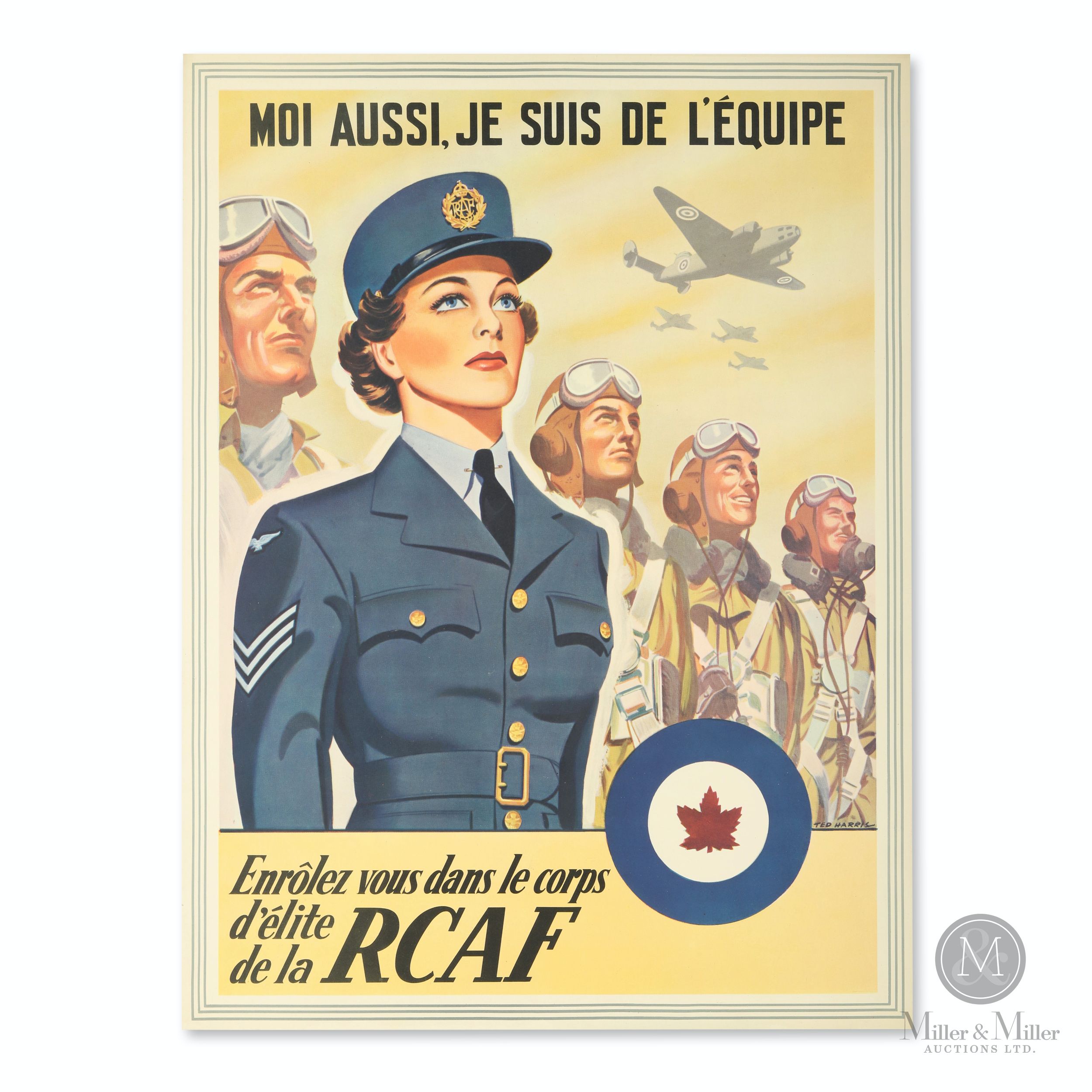 WWII RCAF Women Recruitment Poster | Barnebys