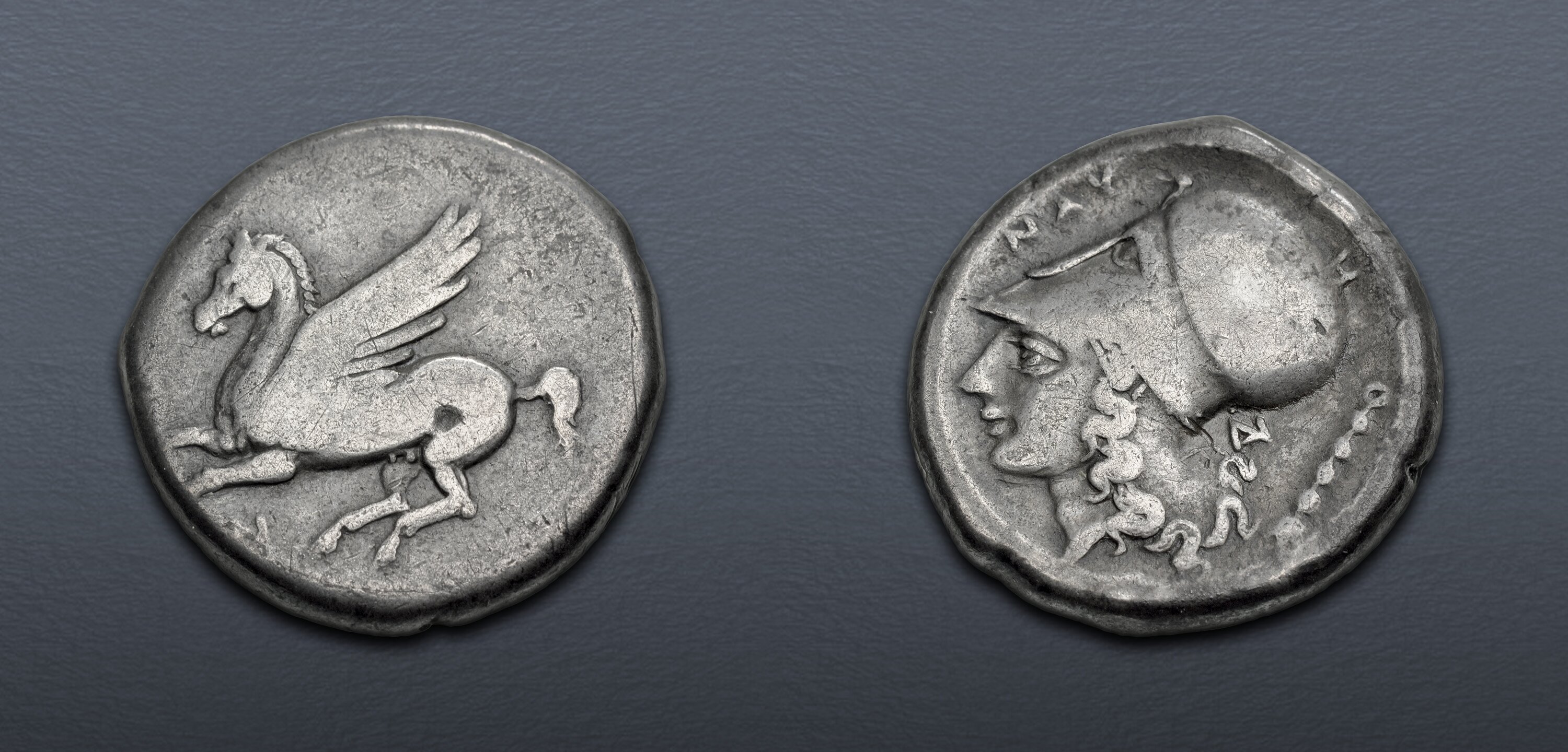 AKARNANIA, Anaktorion. Circa 350-300 BC. AR Stater (21mm, 8.14 g, 2h ...