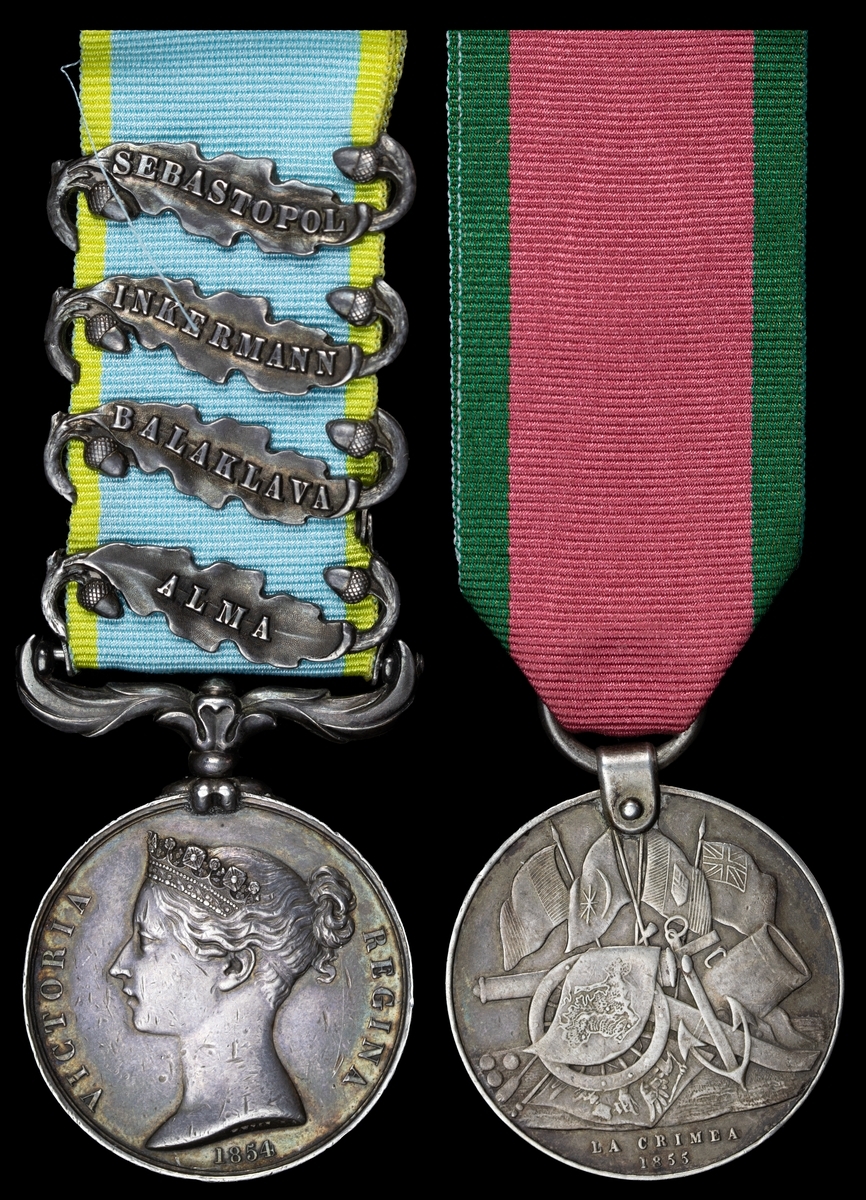 Pair: Private W. Skirving, 21st (Royal North British Fusilier) Regiment ...