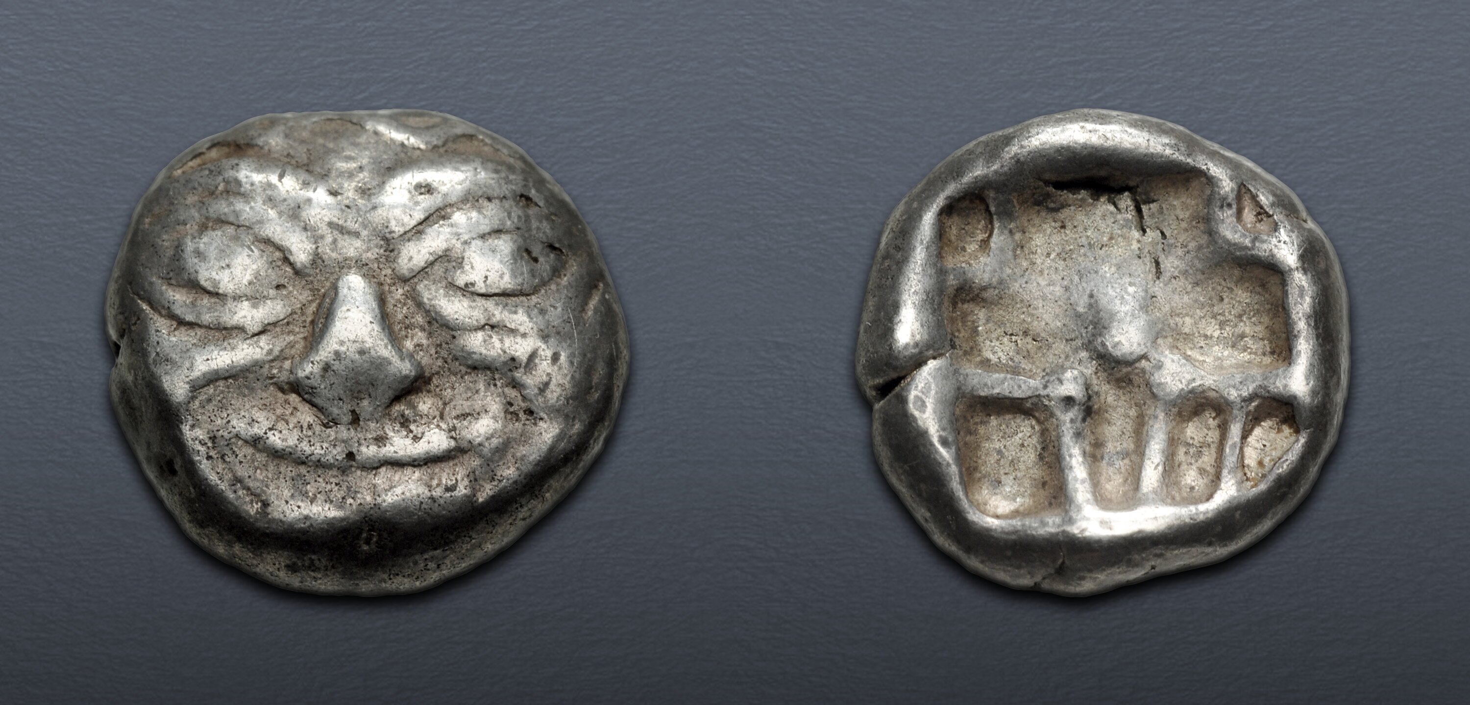 MYSIA, Parion. 5th century BC. AR Drachm (10.5mm, 2.70 g). Near VF ...