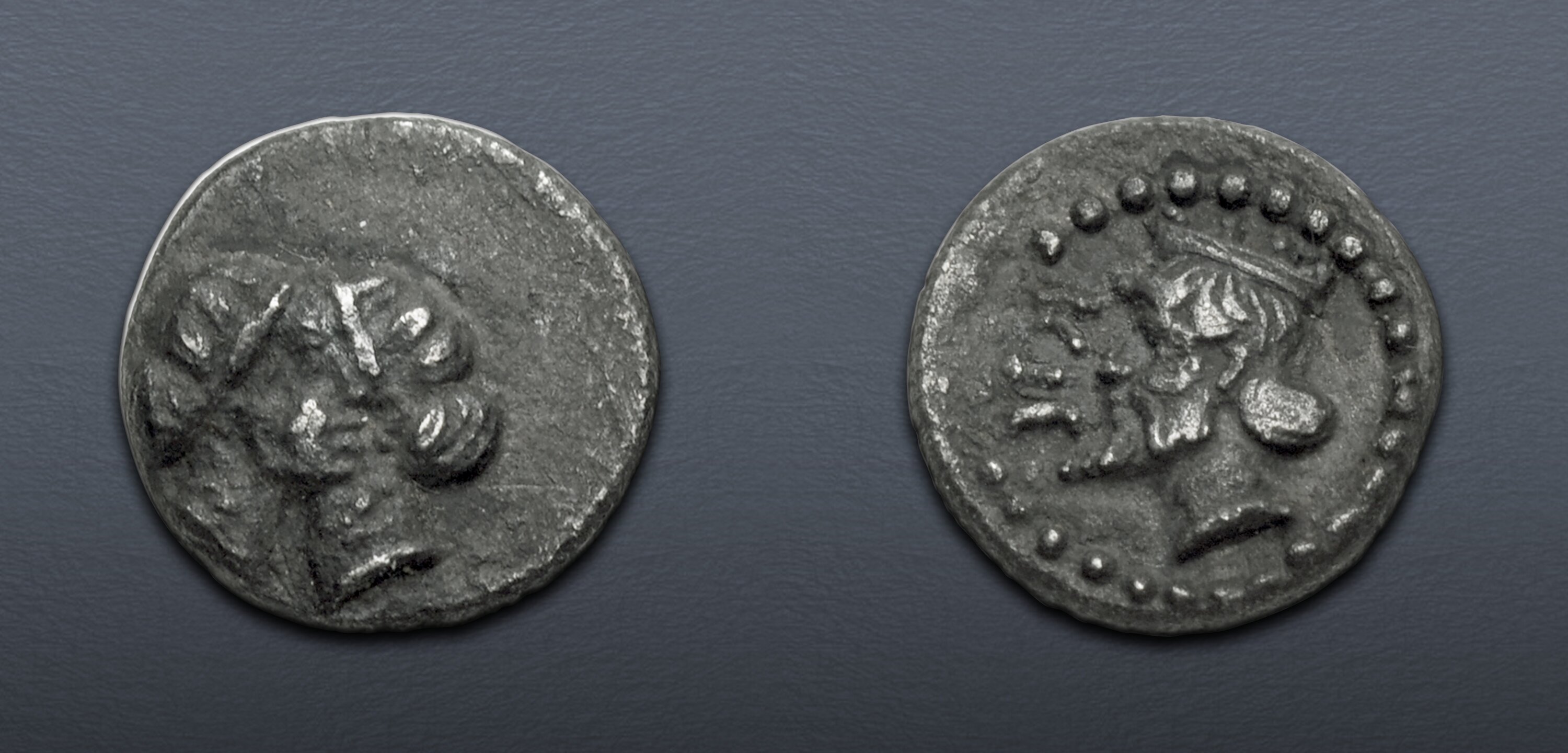 MYSIA, Kisthene. Circa 350-340 BC. AR Hemiobol (7mm, 0.34 g, 10h). VF ...