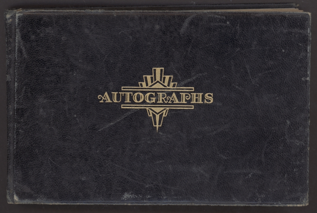 Great Britain Autograph Album 1938 - Autograph album with pages signed ...